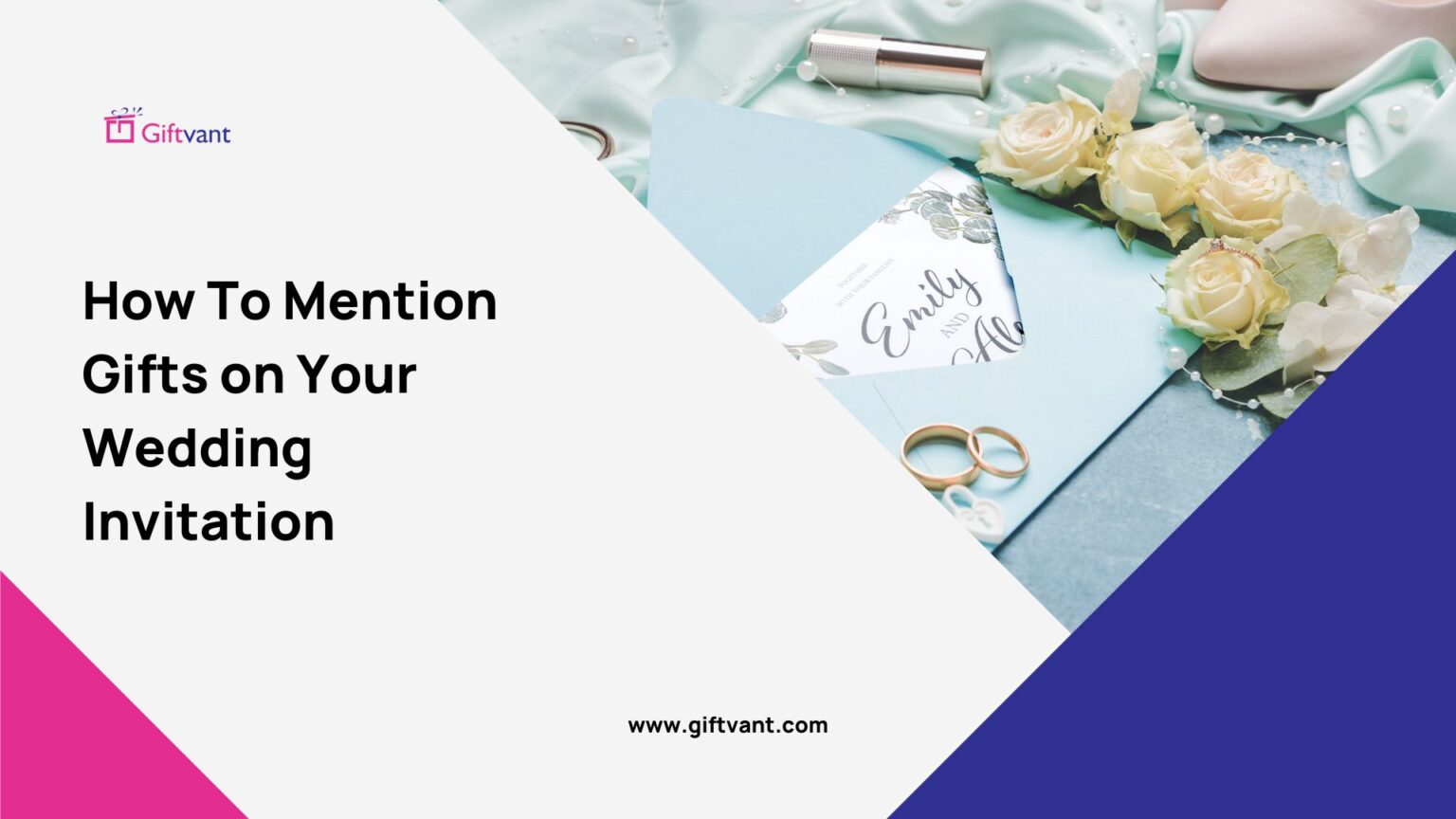 How To Mention Gifts on Your Wedding Invitation