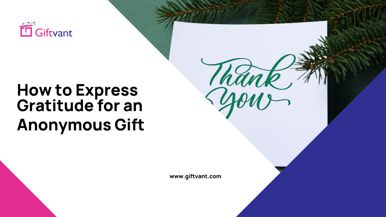 How to Express Gratitude for an Anonymous Gift