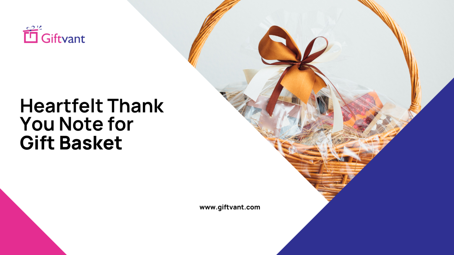 Heartfelt Thank You Note for Gift Basket