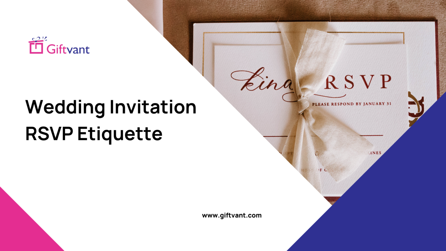 Wedding Invitation RSVP Etiquette