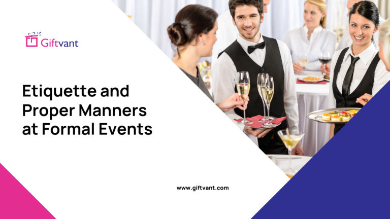 Etiquette and Proper Manners at Formal Events