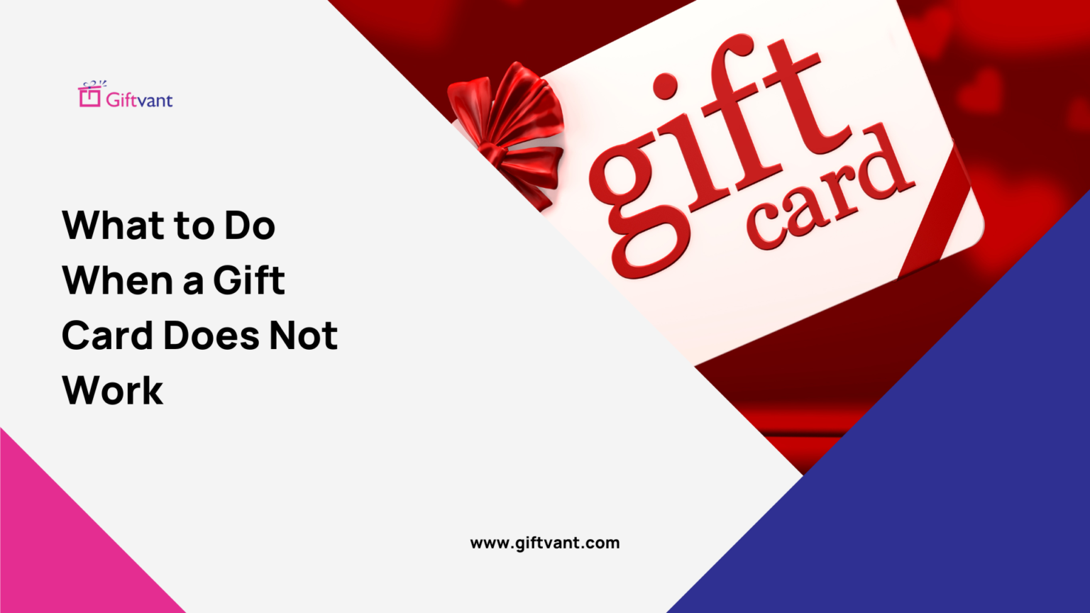 What to Do When a Gift Card Does Not Work